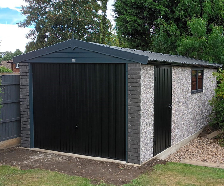 Anthracite Range - Hanson Garages - Concrete Garages