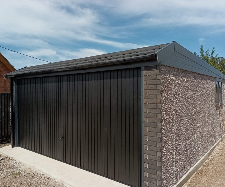 Anthracite Range - Hanson Garages - Concrete Garages