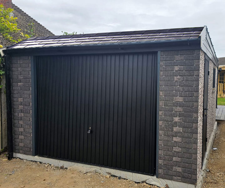 Anthracite Range - Hanson Garages - Concrete Garages