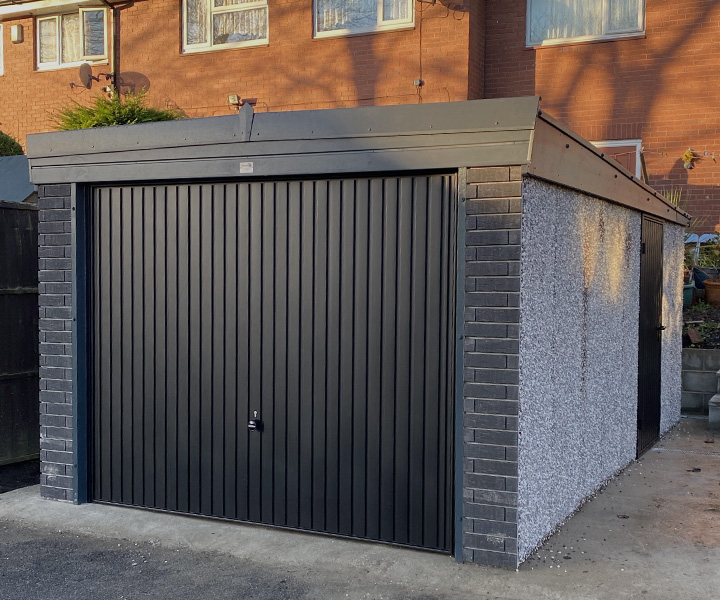 Anthracite Range - Hanson Garages - Concrete Garages
