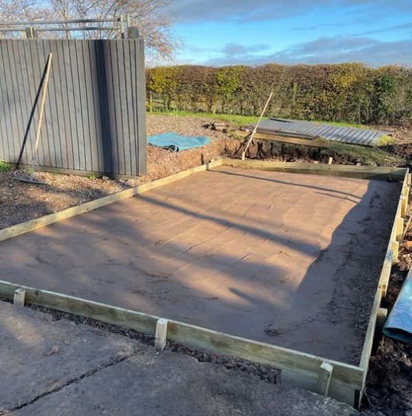 Concrete Bases - Hanson Garages - Concrete Garages