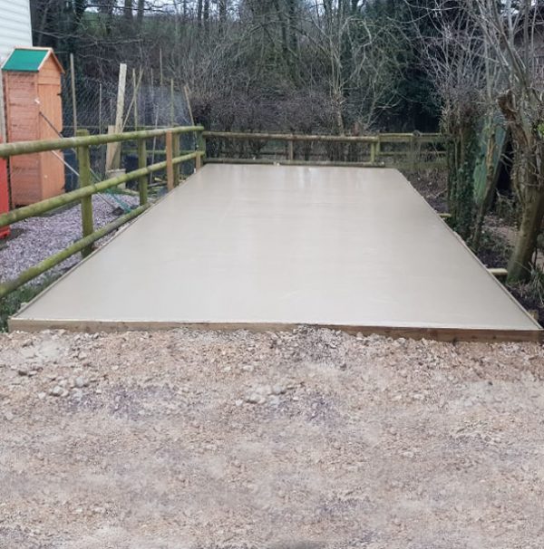 Concrete Bases - Hanson Garages - Concrete Garages