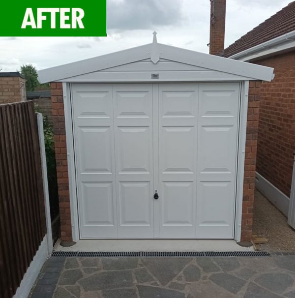 Garage Door Replacement Service - Hanson Garages - Concrete Garages